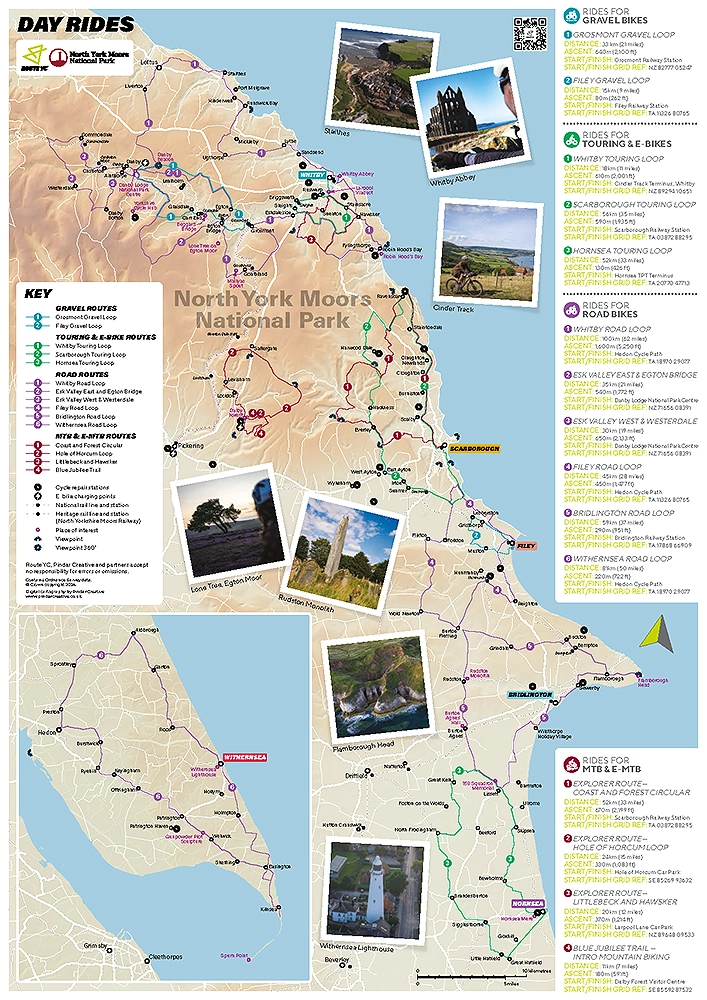 Exploring the Yorkshire Coast by bike: the new Route YC map | News from Pindar Creative ...